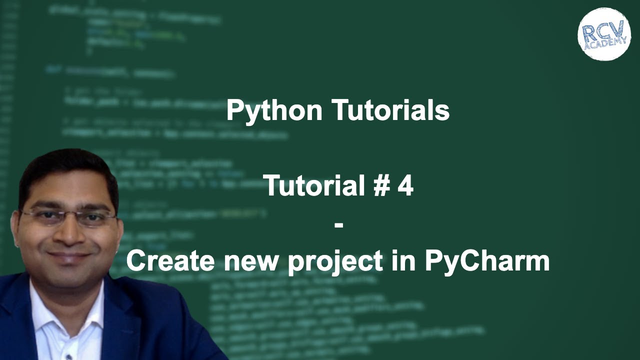 Python Beginner Tutorial #4 - Create new project in PyCharm