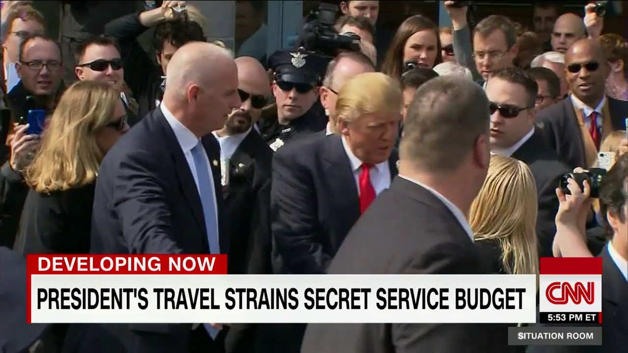 Trump's travel straining Secret Service budget