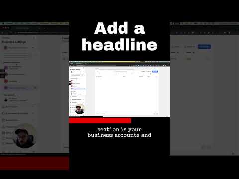 Accessing Business Settings