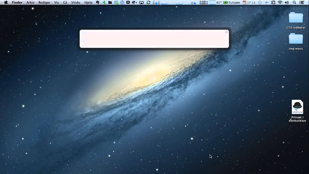 Workflows i Alfred