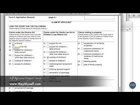 How to: Start Family Court Application (Ontario) STEP BY STEP