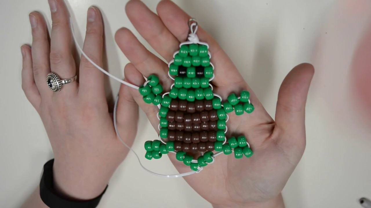Beaded Turtle Keychain Tutorial