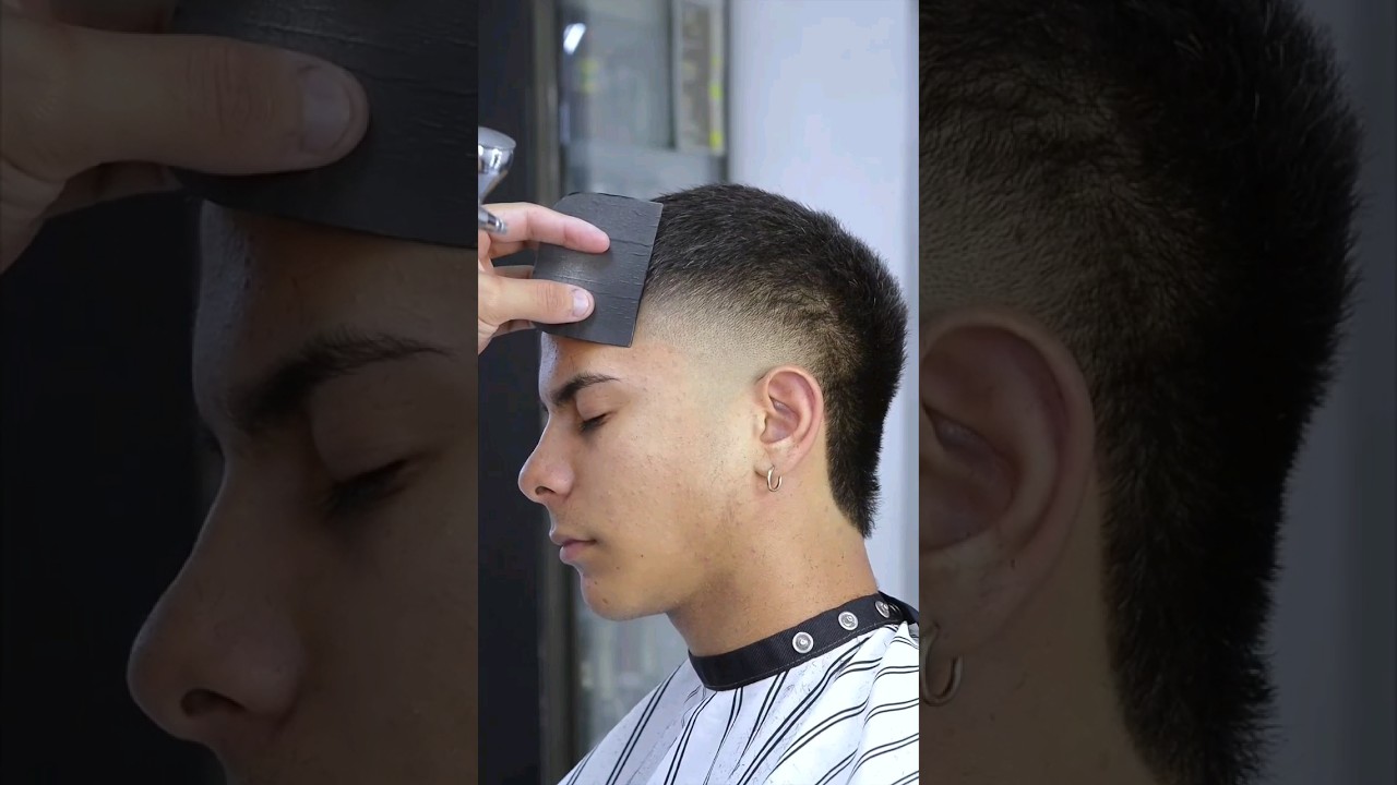 😱El verdadero Corte Mullet Short | Brutal💈✂️Proceso ✅🤑BY➡️@theblackbarbershop #mullet  #tutorial