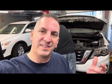 WHERE is The Oil DIPSTICK TUBE Located On A NISSAN PATHFINDER? We'll Show You! (2017-2020)