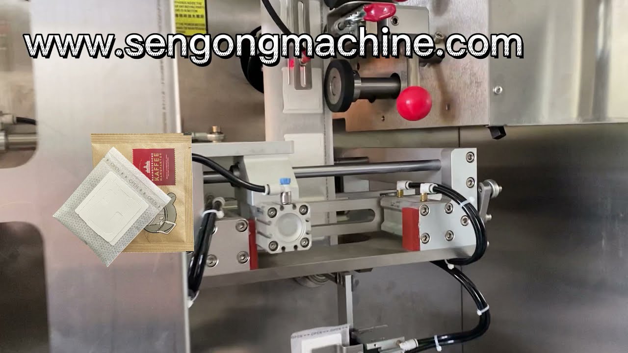C19H Kenya Drip Coffee Packaging Machine with Outer Envelop