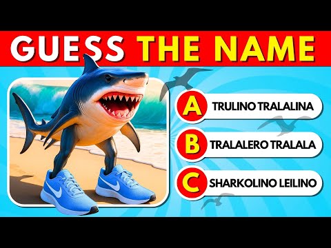 Guess the Real Name 🧠or Get Exposed 😳 | Italian Brainrot Animals Quiz