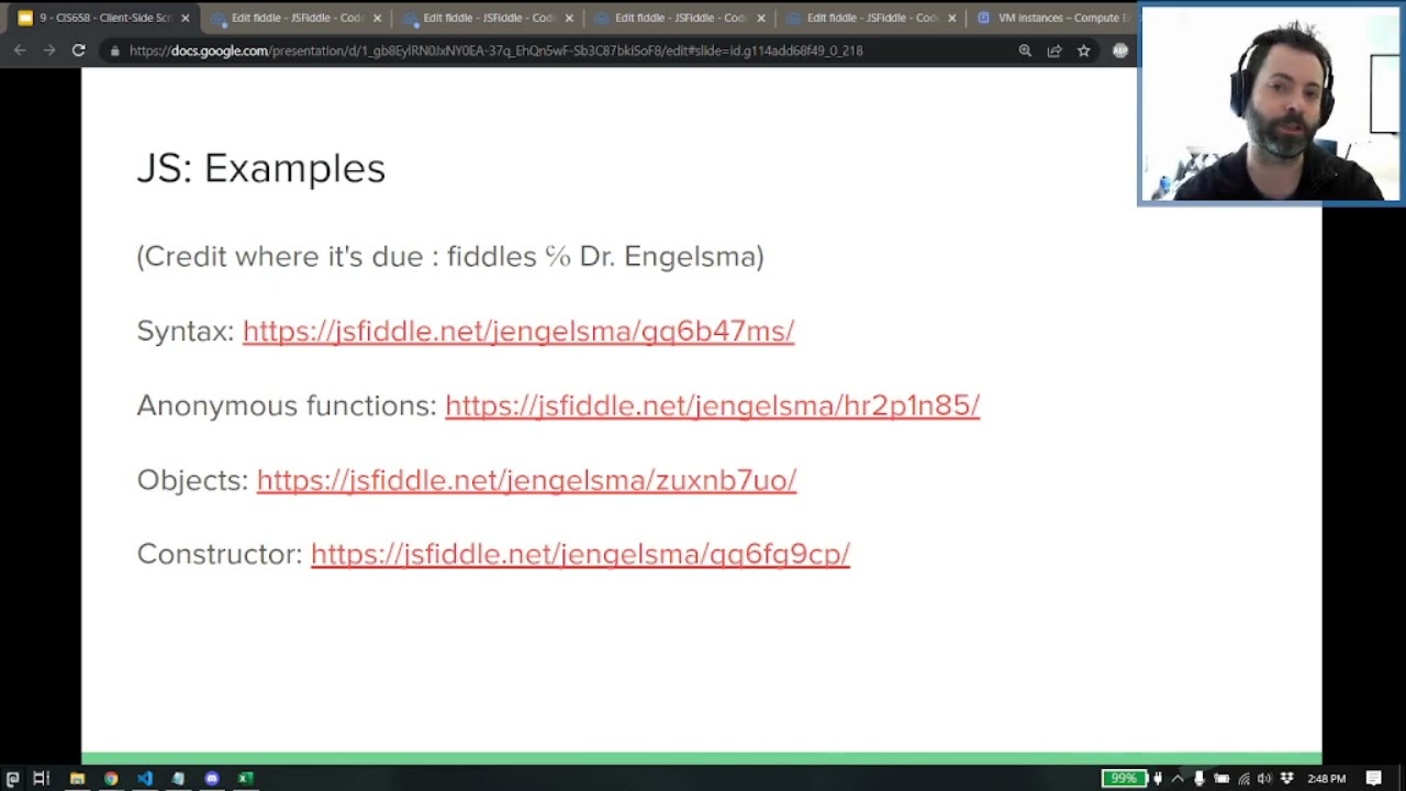 CIS658 - Client-Side Scripting (2/4)