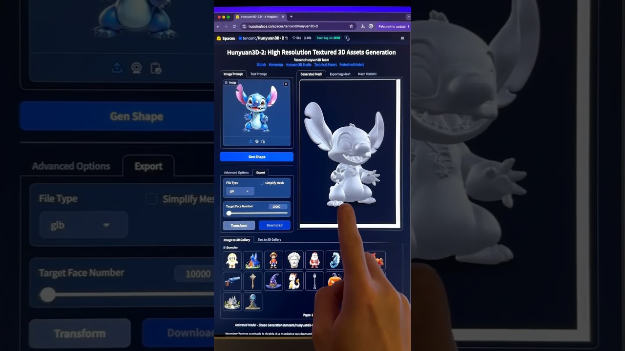 turn any image into a perfect 3D model instantly #3d #3dmodeling #3danimation #ai #aitools #coding