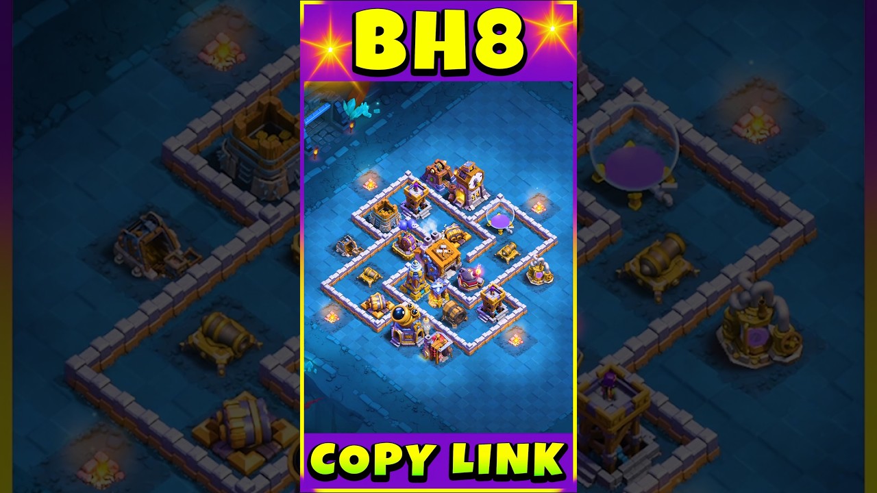 *2 STAR ONLY* BEST BUILDER HALL 8 || BH8 BASE WITH LINK + REPLAY || BASE UPDATE #clashofclans