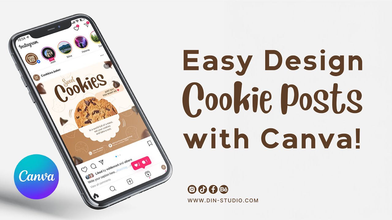 Transform Your Cookie Pics into Eye-Catching Posts with Canva!