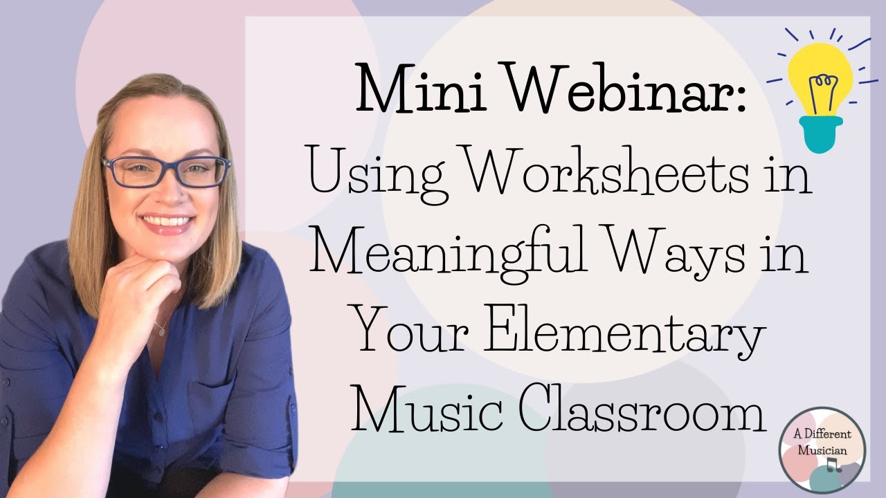 Using Music Worksheets in Elementary School