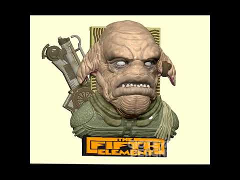 🎬 The Fifth Element Mangalore・ STL File for 3D printing・Cults