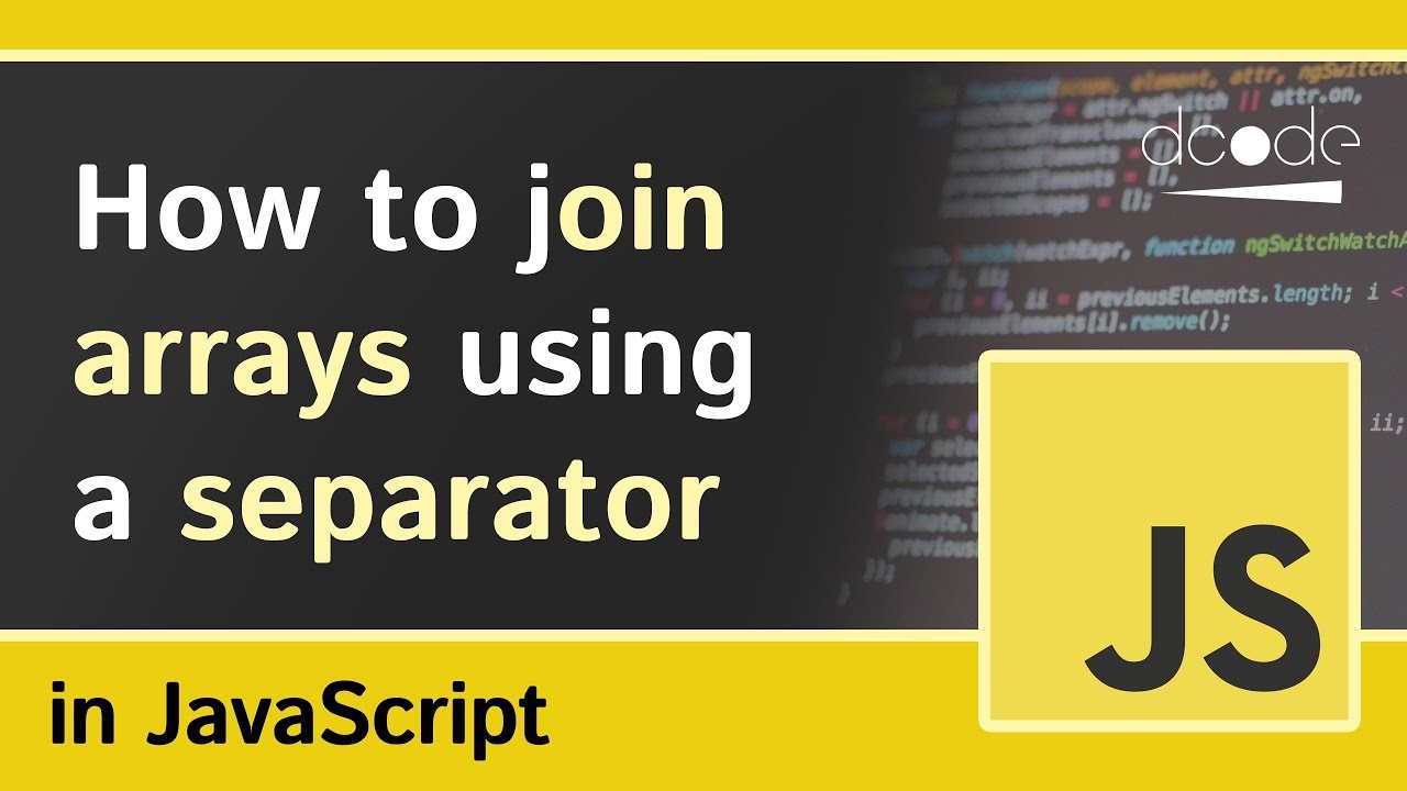 Array 'join' method in Javascript (Array.prototype.join)