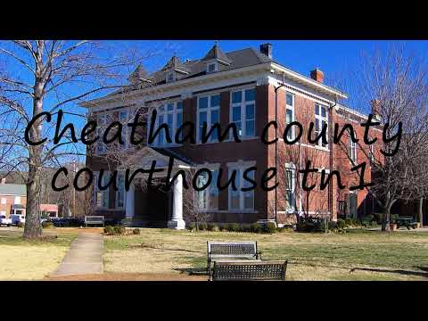 How to pronounce Cheatham county courthouse tn1 in English?