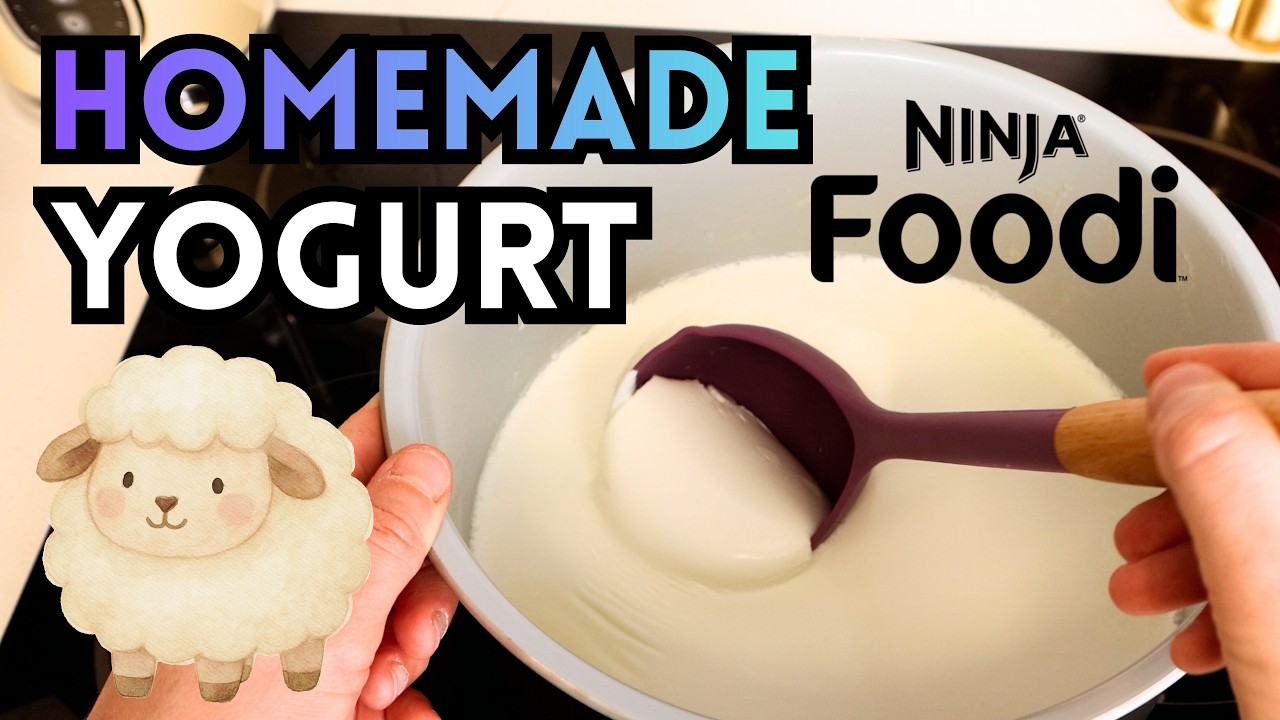 Homemade Sheep's Milk Yogurt (A2 Dairy) in Ninja Foodi - Full Fat Creamy Results