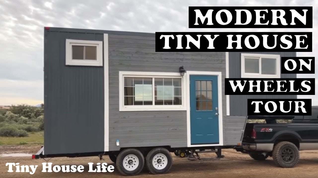 Modern Gooseneck Tiny House on wheels Tour