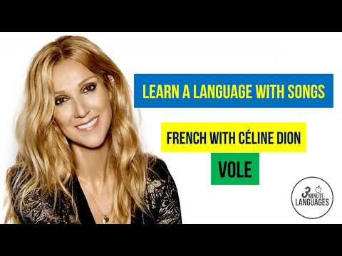 Céline Dion - Vole - English meaning with French subtitles - Learn a language with songs