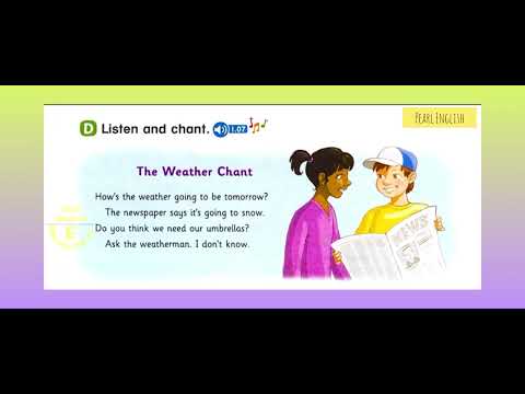 THE WEATHER CHANT(Let's go 4 unit 1)
