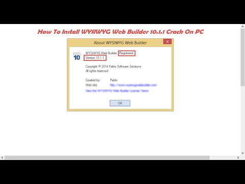 How To Install WYSIWYG Web Builder 10.1.1 Crack On PC [HD]