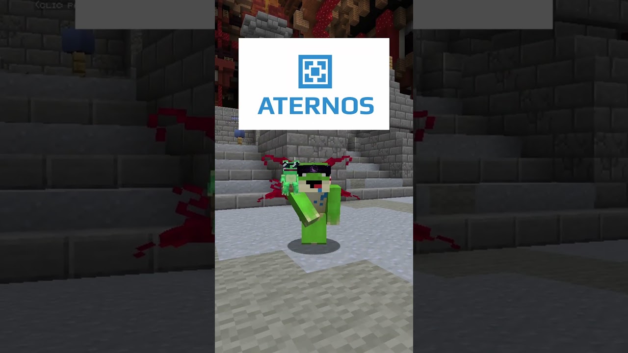 How to CREATE a MINECRAFT SERVER in 1 minute #minecraftserver #minecraftshorts #minecraftaternos