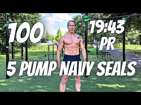 These Burpees Will Let Your Chest Explode! | 100 5 Pump Navy Seals | 500 Pushups | 19:43 PR