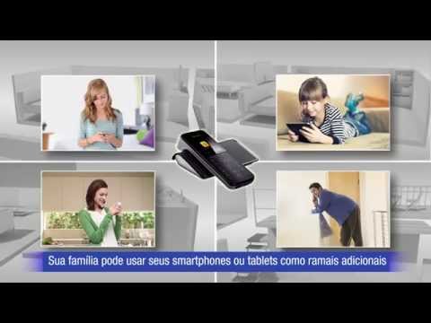 Telefone Sem Fio Wifi Panasonic - PRW110LBW