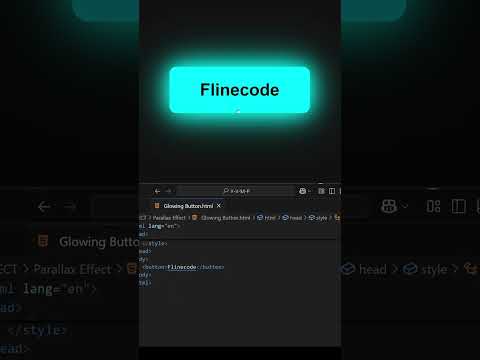 How to Create a Glowing Button with HTML & CSS