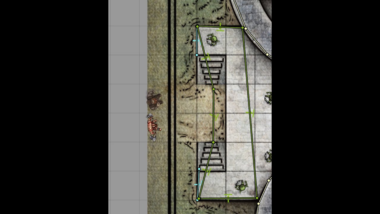 FoundryVTT - terrain walls for vision