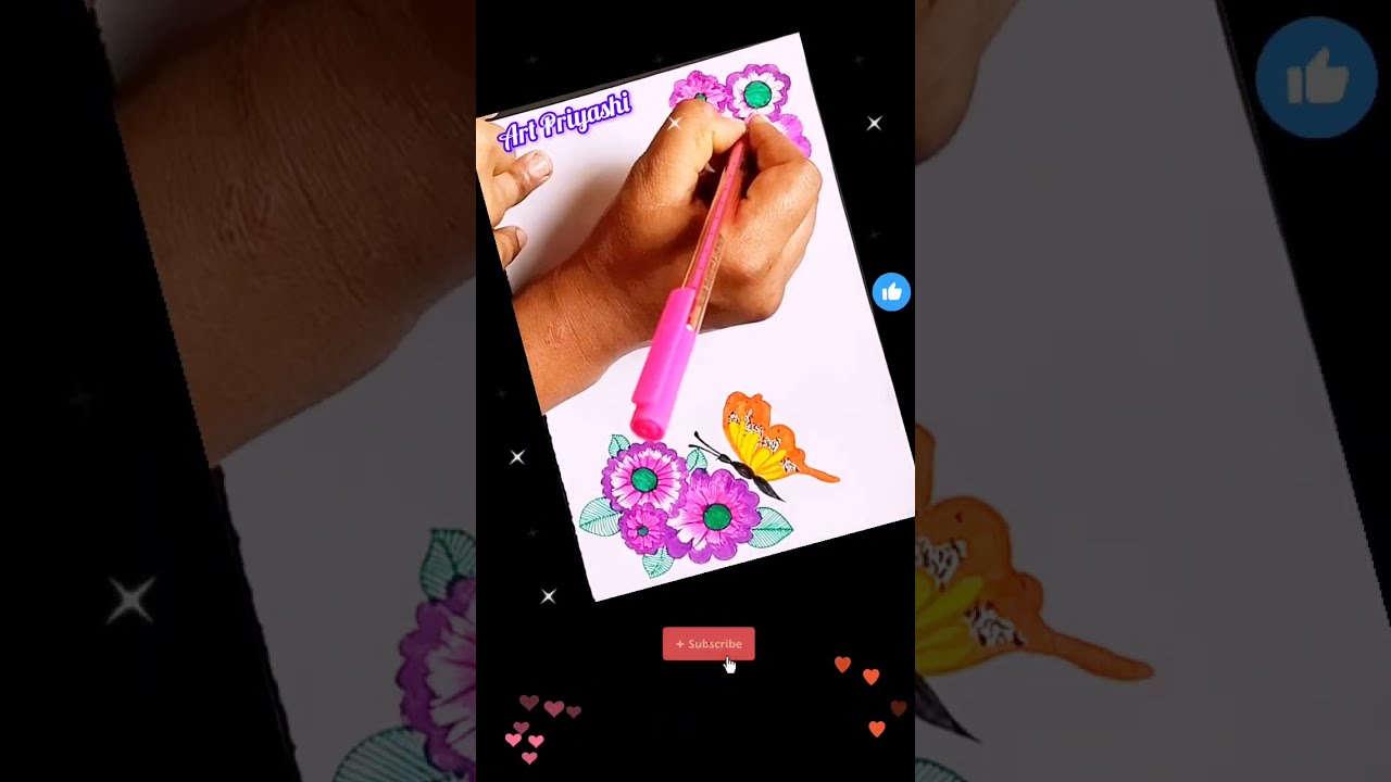 Easy front page 🌹💕/ Project chitra / Project paper drawing / Project khata front page design