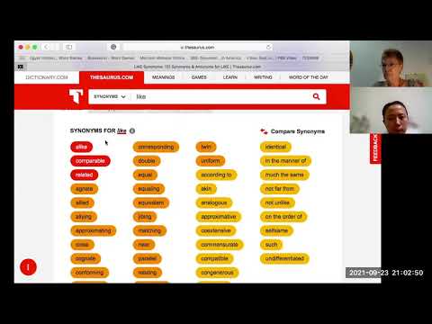 Using a Thesaurus