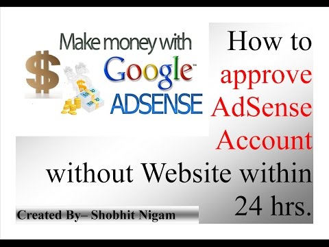 How to create AdSense Account with Youtube (without website) in 10 minute