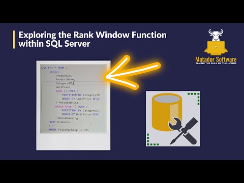 Exploring the SQL Rank Window Function | Real World SQL Server Use Case