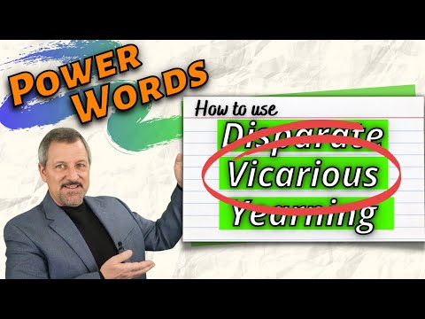 ADVANCED English Vocabulary Words Vicarious