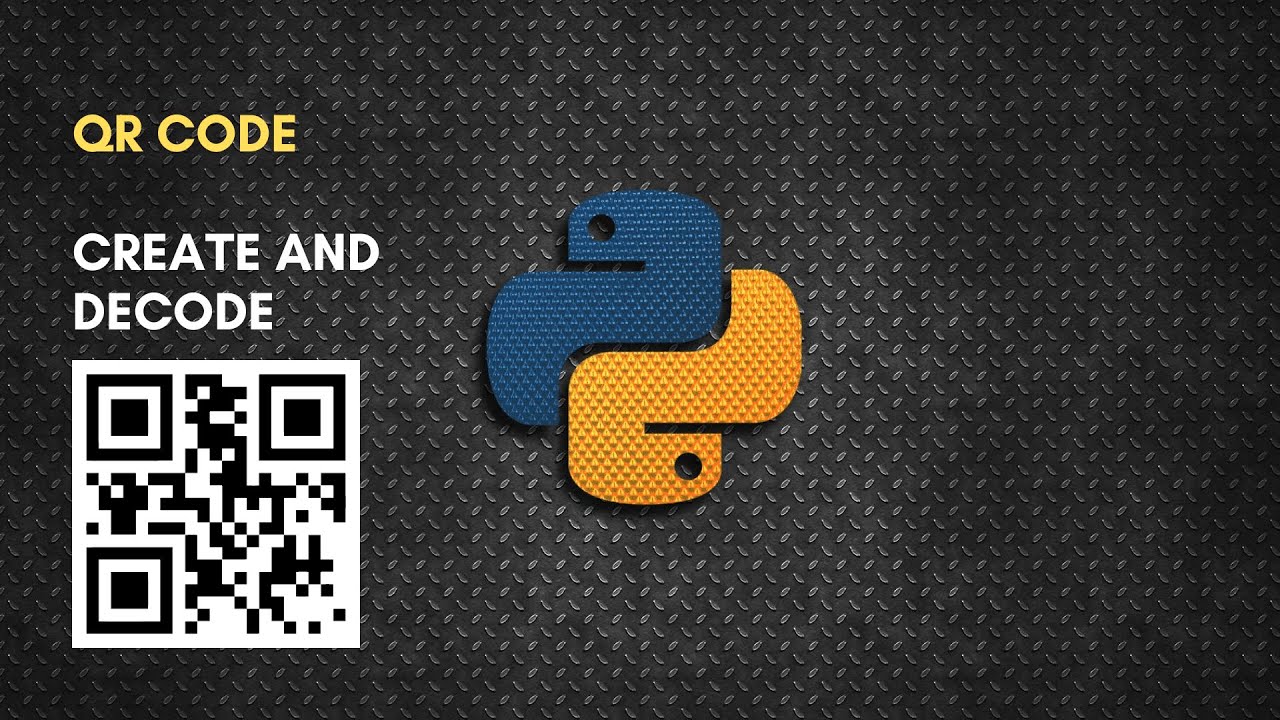QR Code | Create and Decode | pyQRcode , pyzbar | Python Tutorial | #mr #mrlazyprogrammer #python