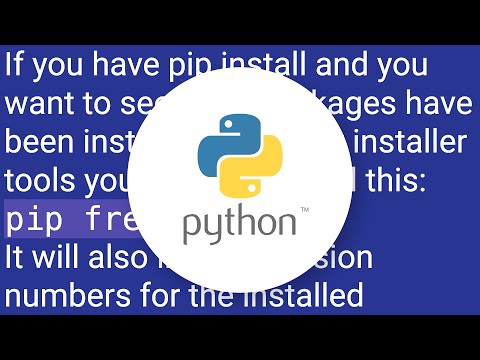How to list all installed packages and their versions in Python?