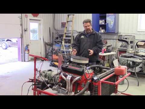 Start And Run Rebuilt Motor on Engine Test Stand, lastchanceautorestore.com