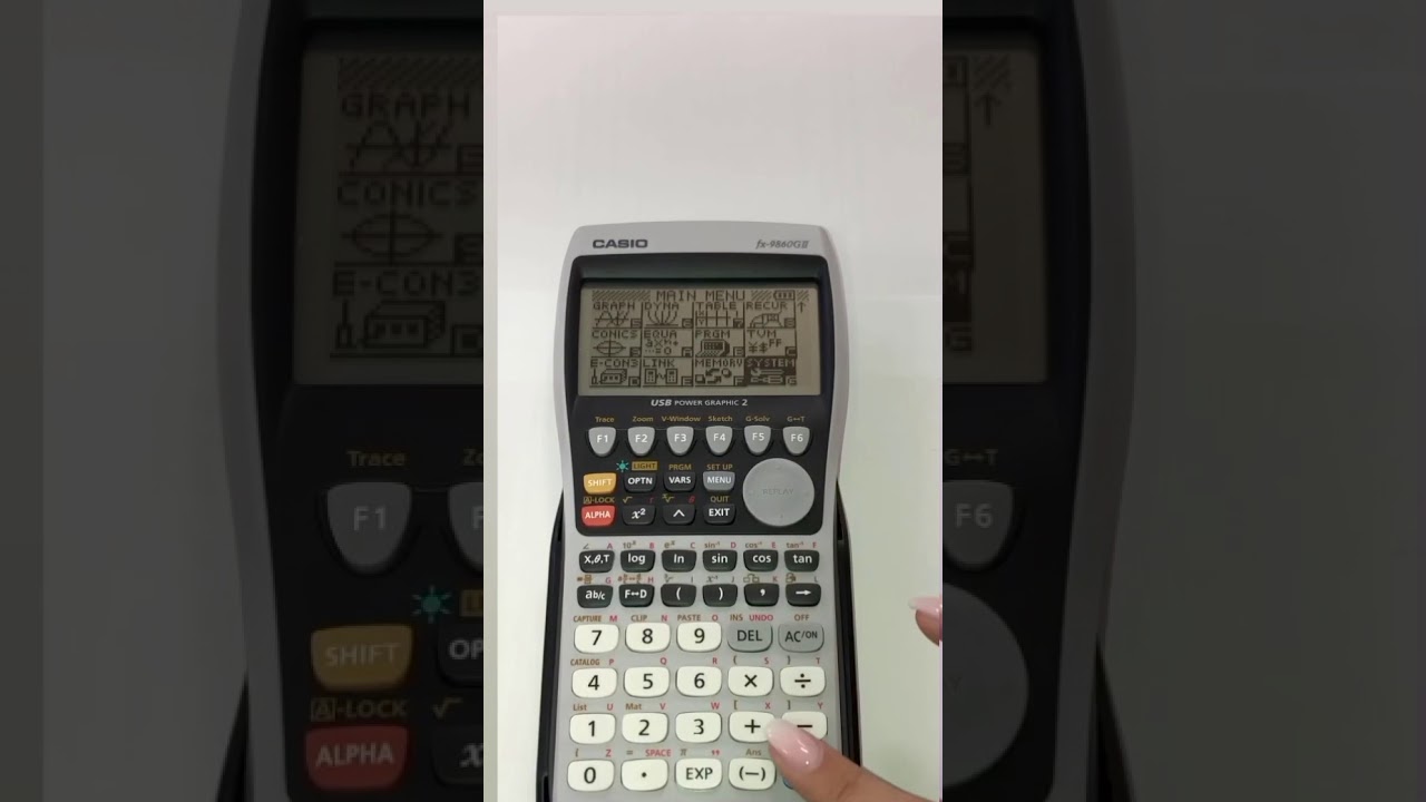 Casio fx-9860 GII -Taschenrechner „Spracheinstellungen“