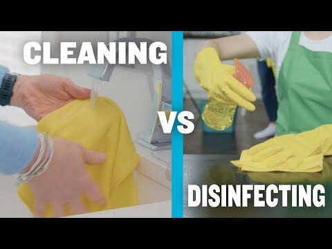 The Difference between Cleaning vs Disinfecting