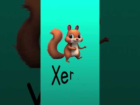 Words that start with X - Learning Letters Animated! #education #learning #reading #alphabet #kids