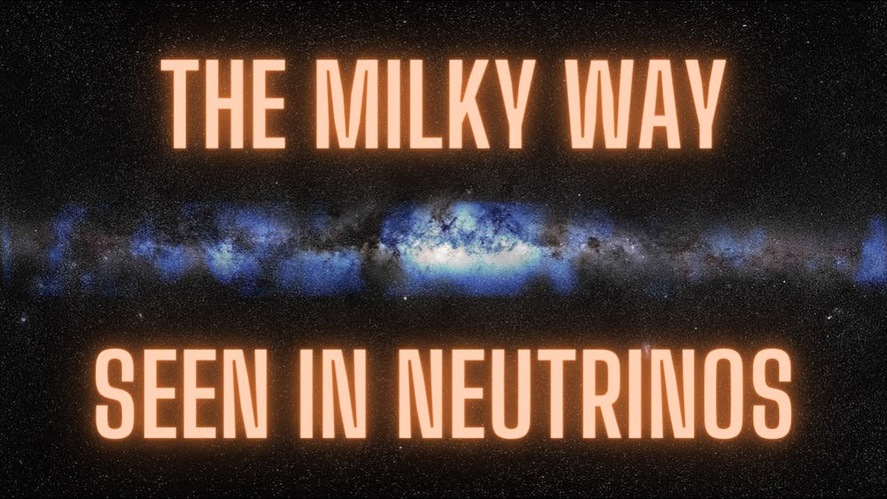 The Milky Way Galaxy seen for the first time in neutrinos.