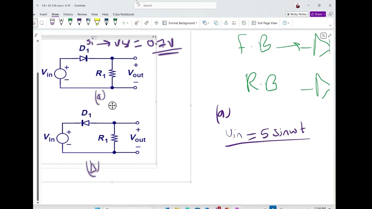 Chapter 2 : Lecture 1(Diode Circuits)