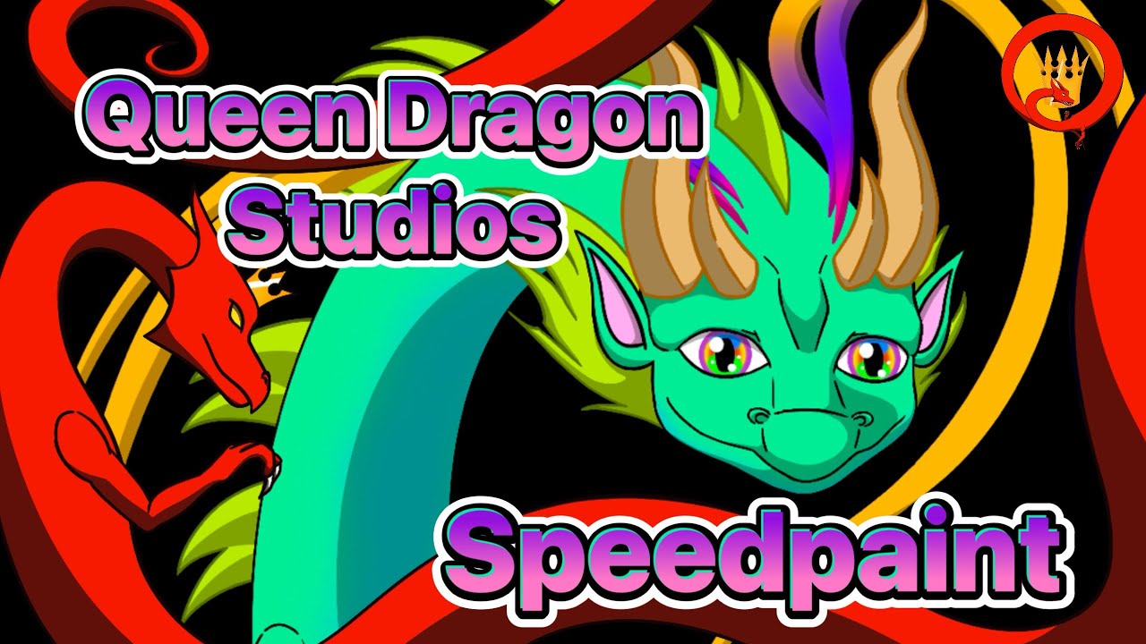 Queen Dragon OC Speedpaint: OzzWorm