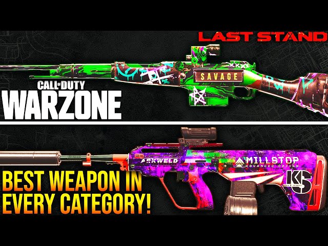 Warzone gunsmith recommendations: Best meta weapons of each major ...