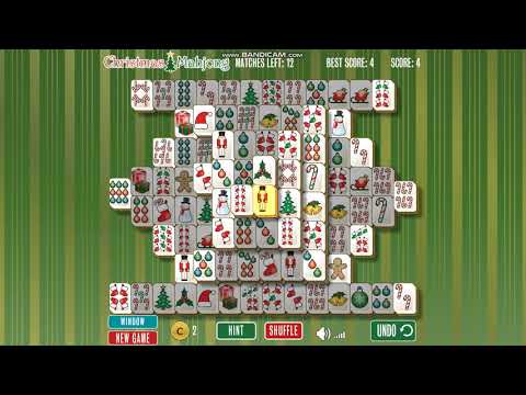 Christmas Mahjong flashgame