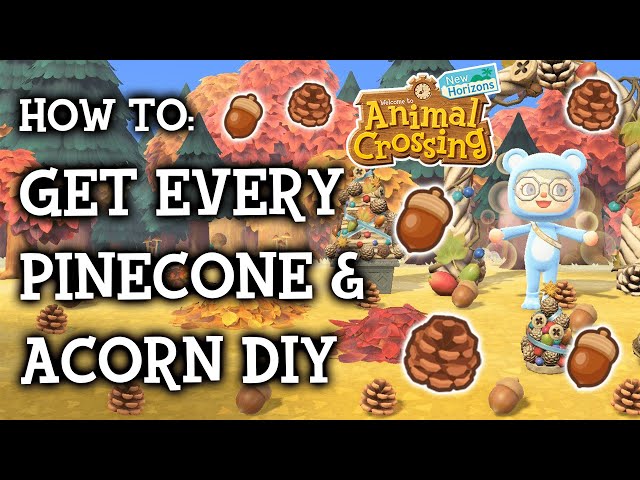 Pine cones and acorns in Animal Crossing: New Horizons - How to get ...