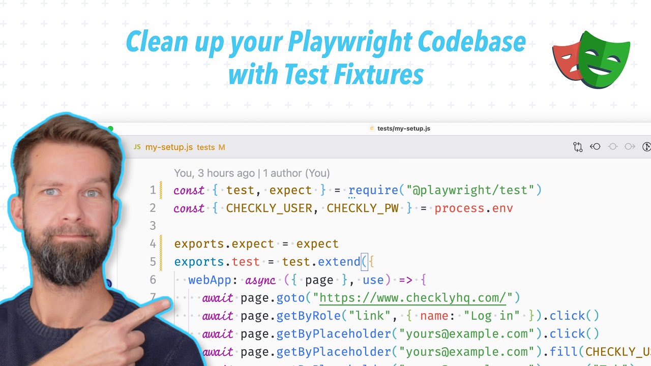Reuse Playwright  Code across Files and Tests with Fixtures