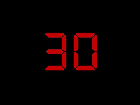 30 Second Ticking Countdown Timer With Alarm