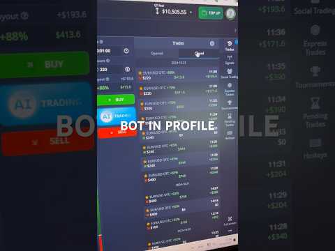 Trading AI BOT 100% Strategy Pocket Option / Binary options #trading #binaryoptions #pocketoption