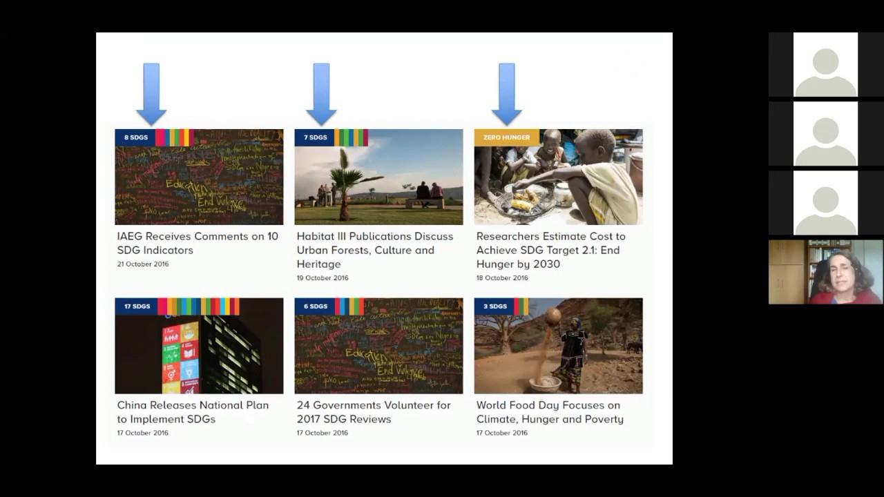 SDG Knowledge Hub Webinar