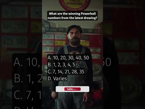 What are the winning Powerball numbers from the latest drawing?